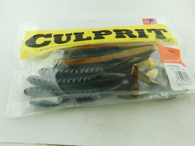 Culprit Worms C1010-07 Cul 10" Worm 10pk Crawdad for sale online | eBay