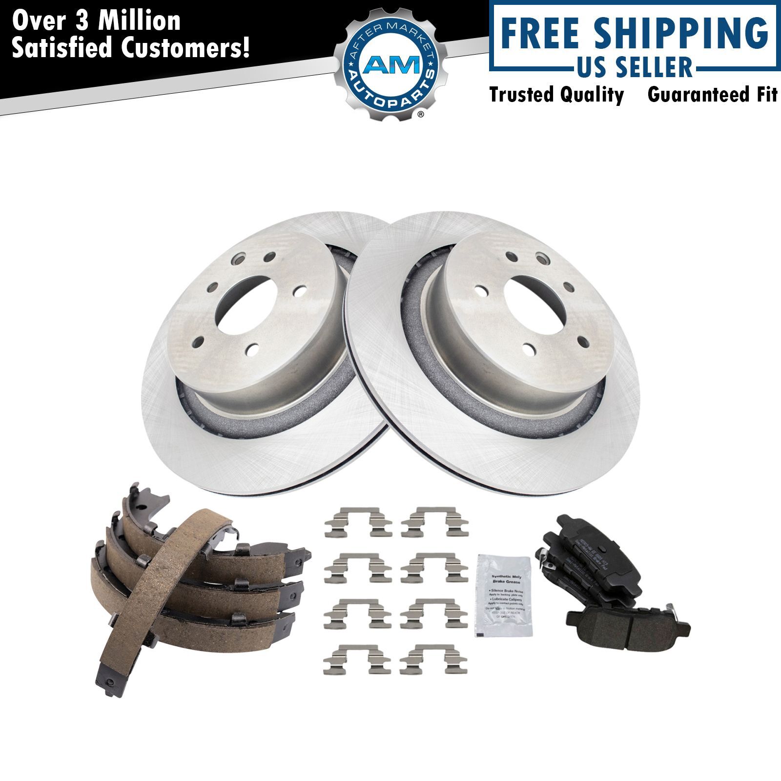 Rear Brake Pad & Rotor Kit Fits 08-13 INFINITI G37 14-15 Q60 | eBay