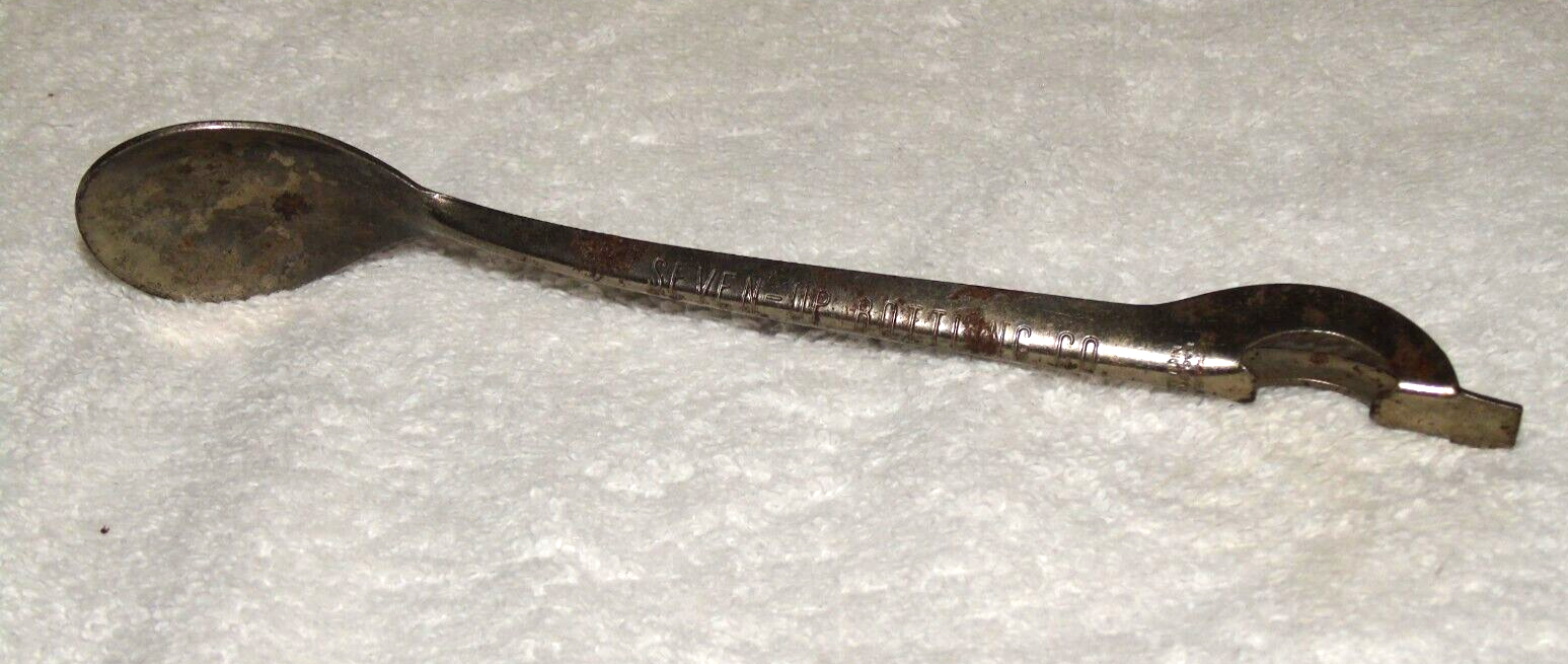 7 UP Bottling Co Cream Spoon Bottle Opener | eBay