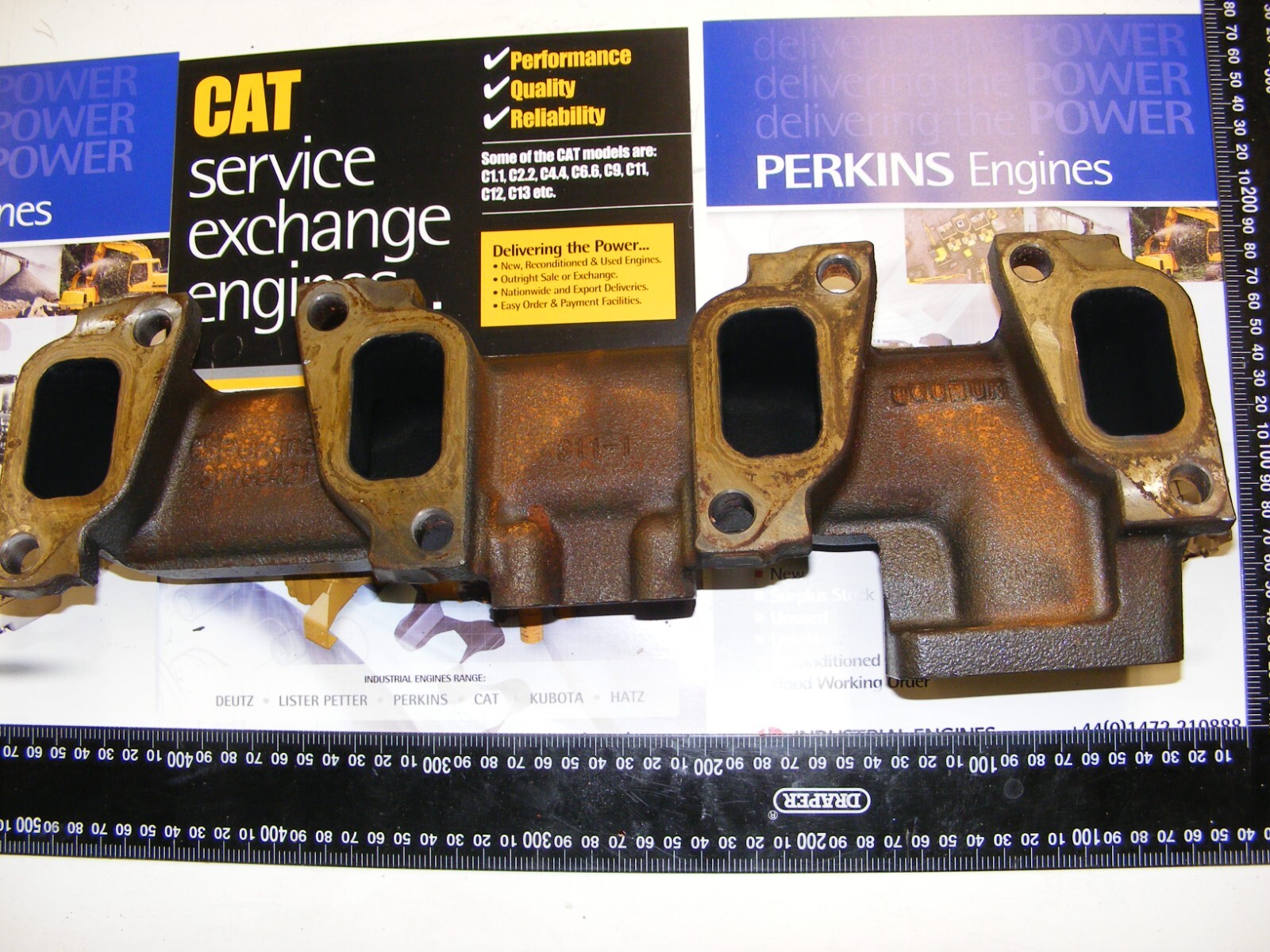 Perkins 1104 D44t Exhaust Manifold. 3778E421 VAT for sale online | eBay