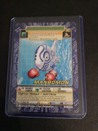 Manbomon Carte Digimon Fr Serie 3 4 5 6 Bo-180 | eBay