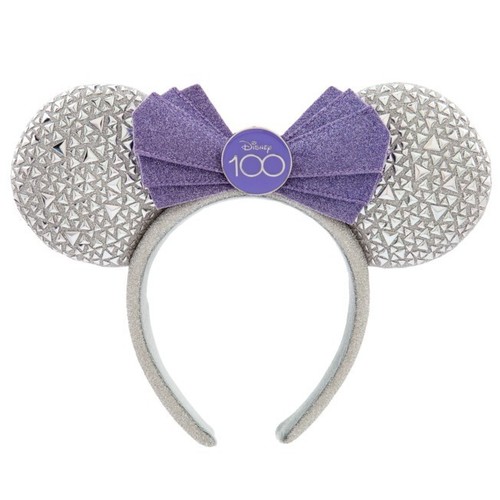 Disney 100th 100 Years Anniversary Platinum Celebration Minnie Headband ...