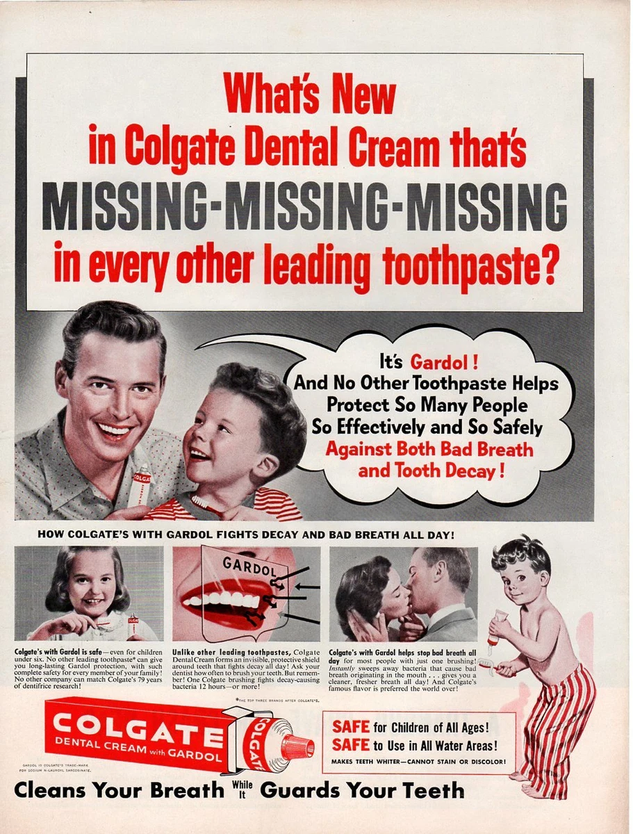 Toothpaste Advertisement Dentist