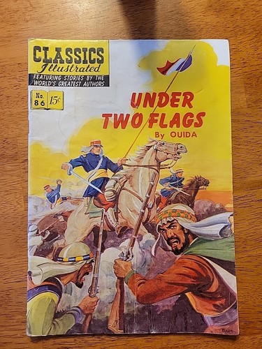Classics Illustrated #86 Under Two Flags By Quida | eBay