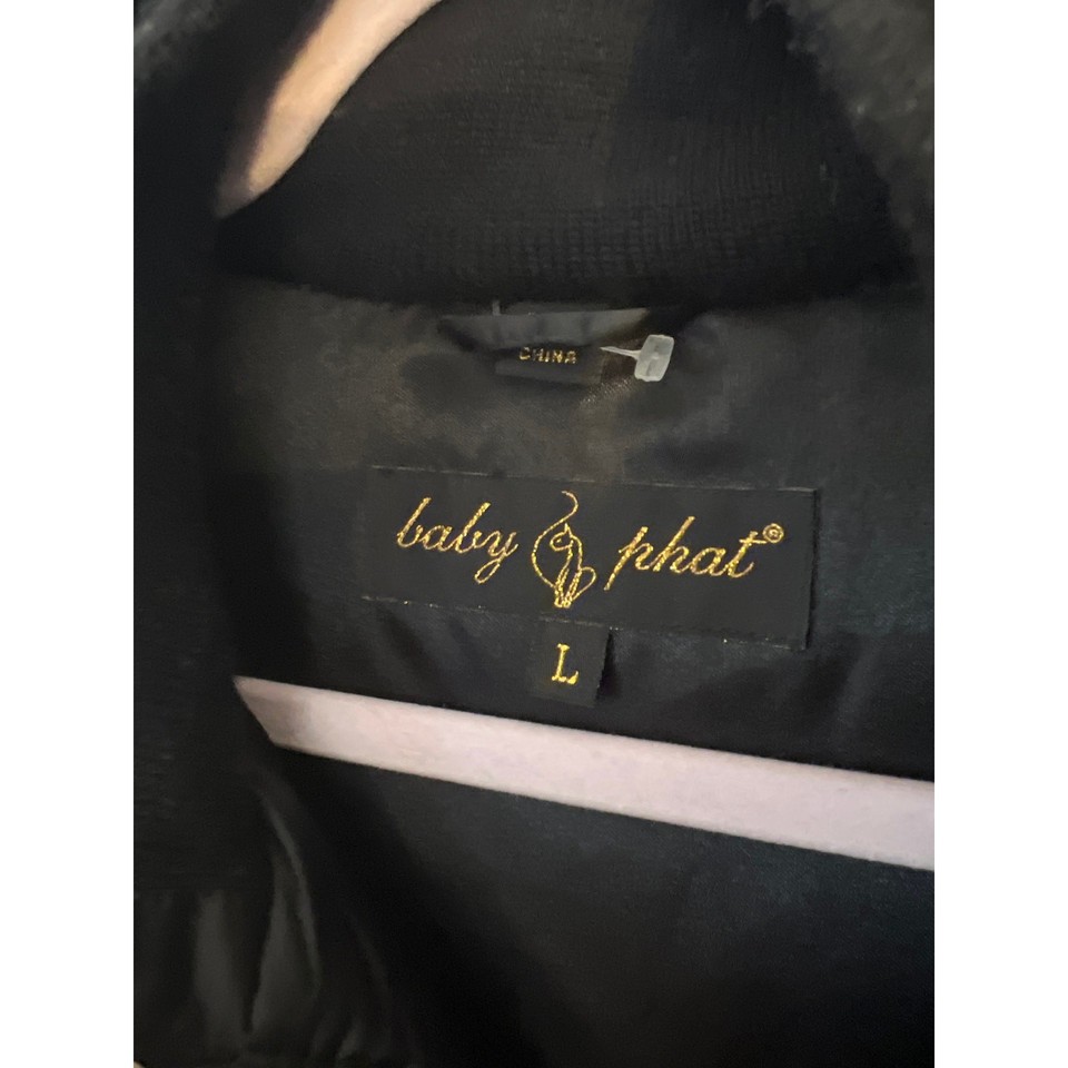 Vintage Baby Phat Black Jacket Women's Large | eBay