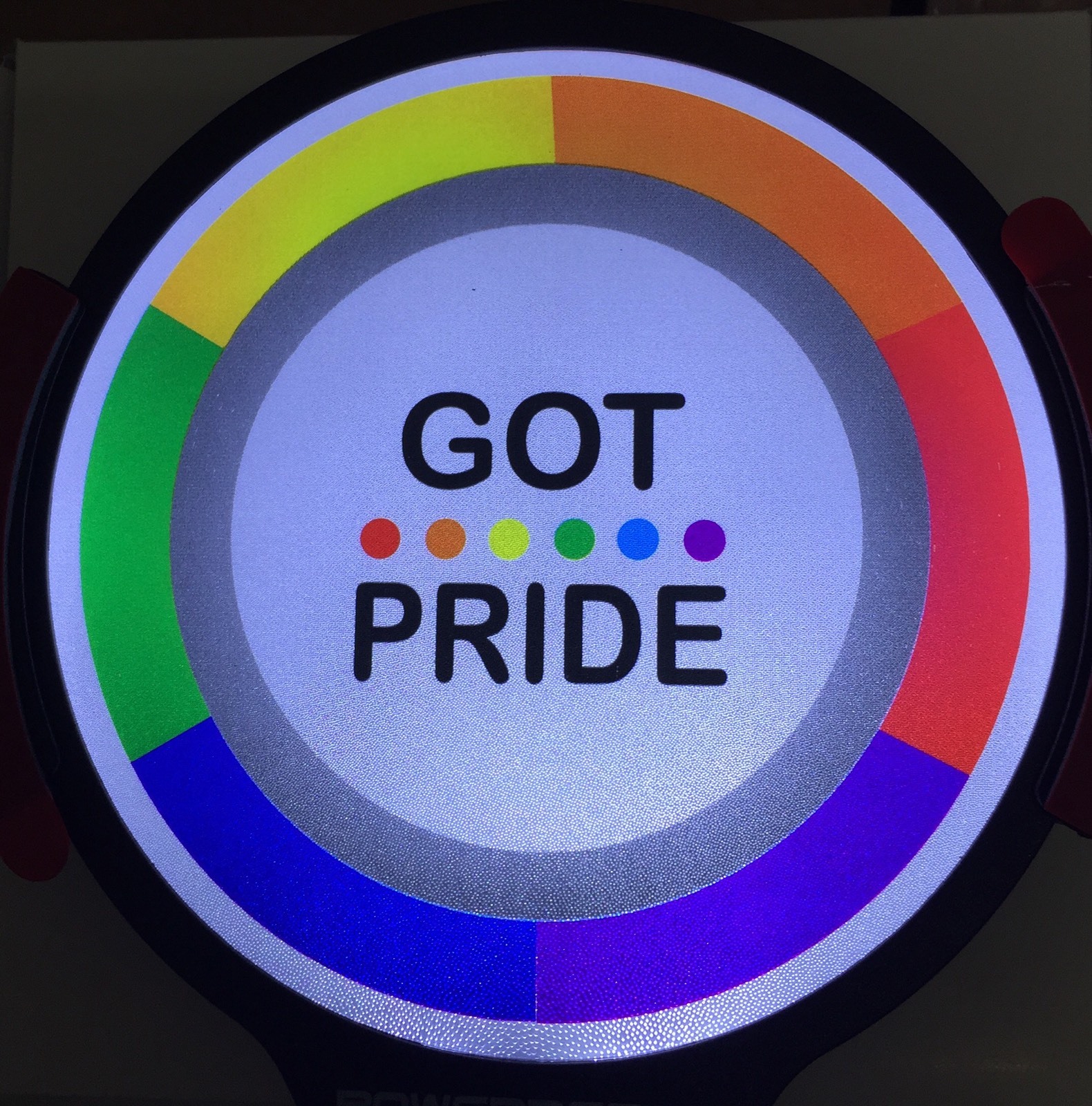 Gay Pride Light Up Decal Powerdecal Backlit LED Motion Sensing Auto ...