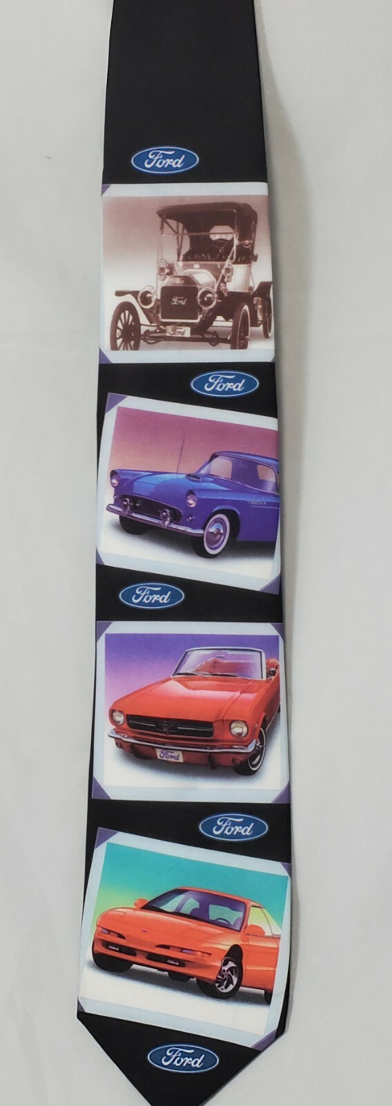 History of Ford Cars Men's Necktie Ralph Marlin Sports Car Official ...