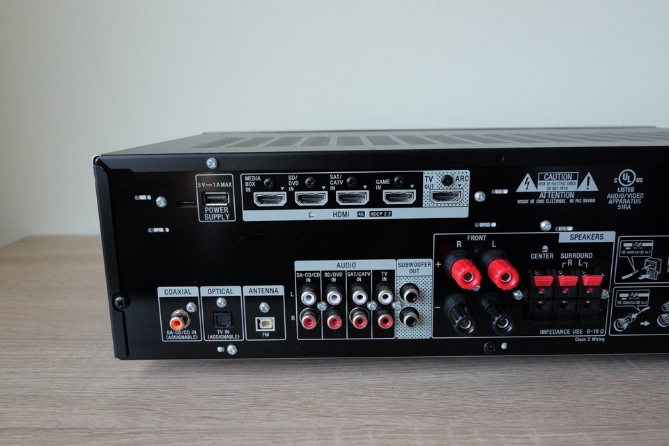 Sony STR-DH590 5.2 Channel Bluetooth A/V Home Theater Receiver HDCP 2.2 ...