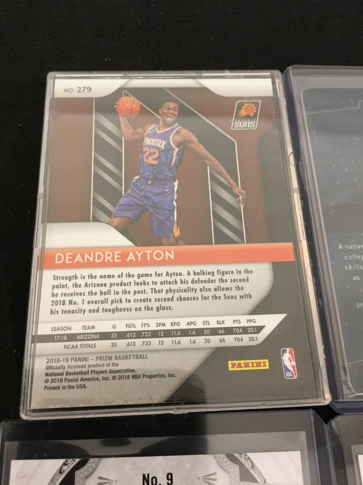 2018 18-19 Panini Prizm DeAndre Ayton Rookie RC #279, Phoenix Suns ...