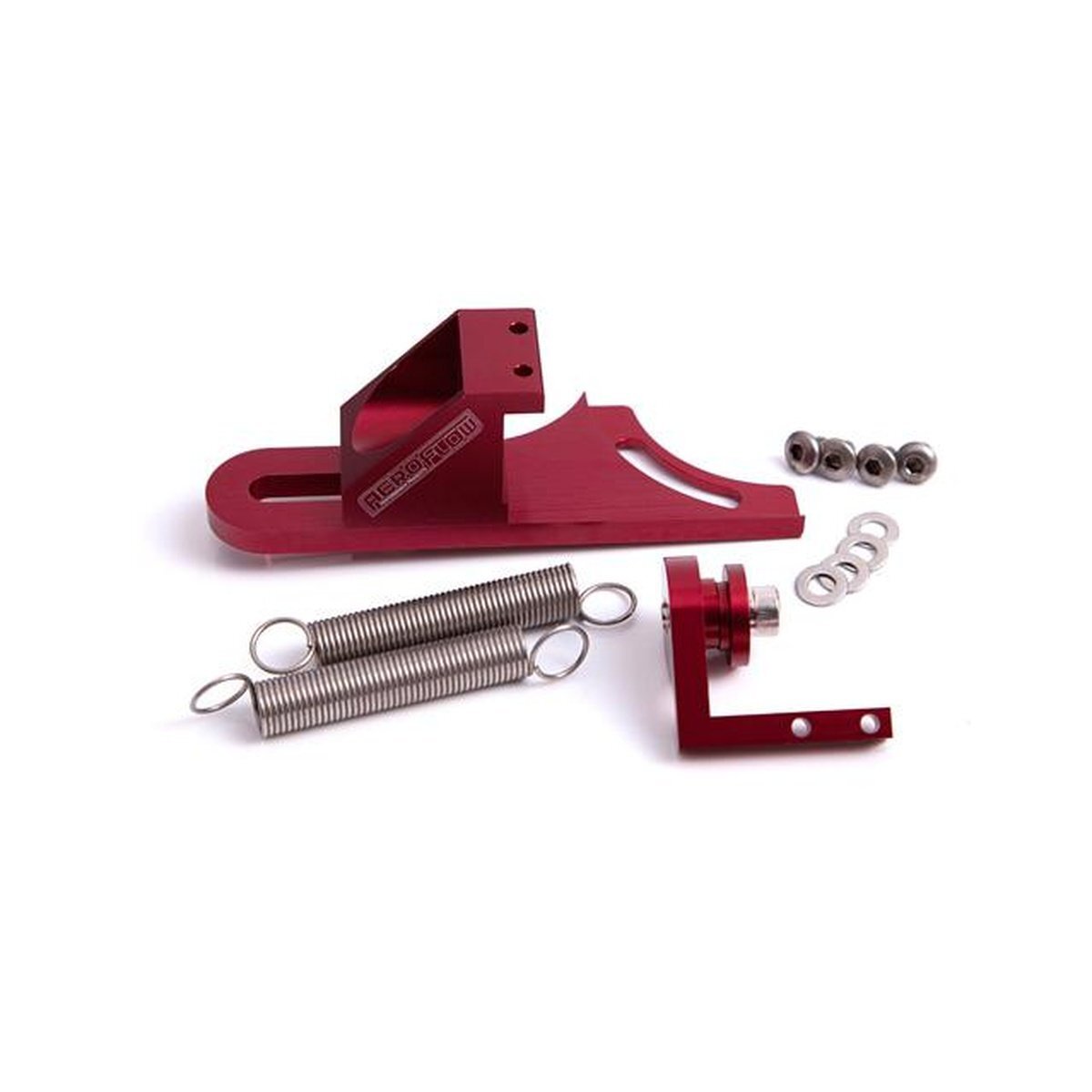 Aeroflow AF64-2031R Throttle Return Spring Bracket Red Suits 4150 Style ...