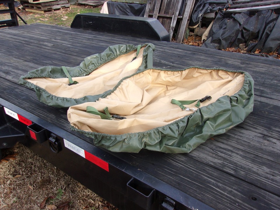 MILITARY SURPLUS GUN RING MOUNT TURRET COVER TRUCK EQUIPMENT TIRE COVER ...