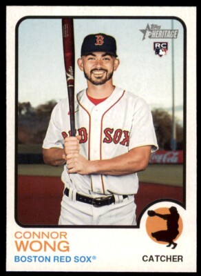 Connor Wong 2022 Topps Heritage Rookie Card RC #249 Red Sox | eBay