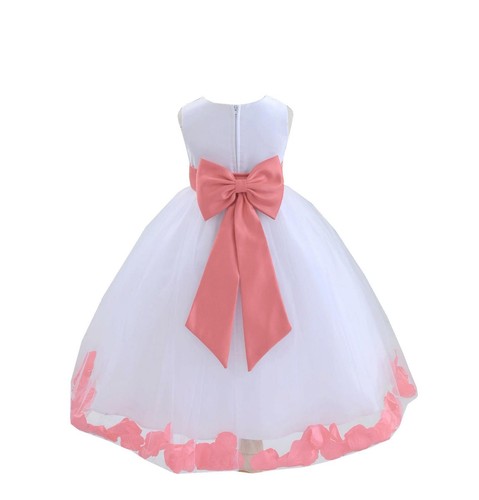 Wedding Flower Girl Dress Birthday Girl Dresses Gradation Pageant Rose ...