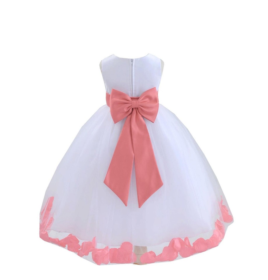 Wedding Flower Girl Dress Birthday Girl Dresses Gradation Pageant Rose ...