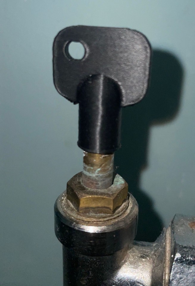 5 x Radiator Plumbing Valve Lockshield Key Microbore Myson Matchmate ...