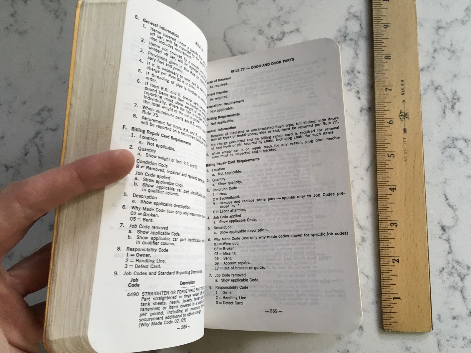 VINTAGE EMPLOYEE RULE BOOK FIELD MANUAL ASSOCIATION OF AMERICAN ...