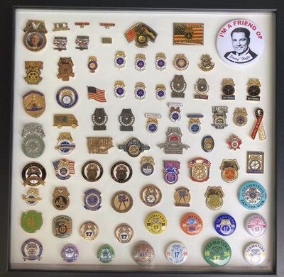 76 VINTAGE Teamsters Union Pins : Hoffa, Retired, Hollywood, 5-60 Years ...