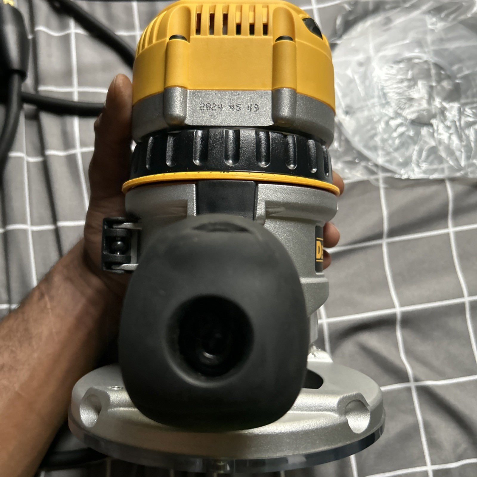 Dewalt DW618 2 1/4 HP router with extra bottom base. | eBay