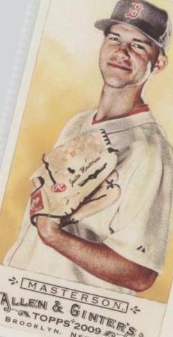 2009 Topps Allen & Ginter's - Justin Masterson #348 Mini for sale ...