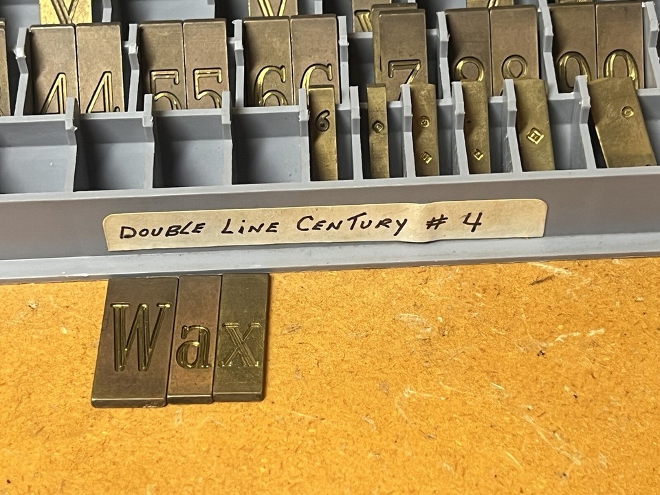 DOUBLE LINE CENTURY FONTS, NEW HERMES ENGRAVING FONTS ~INCOMPLETE ~ | eBay