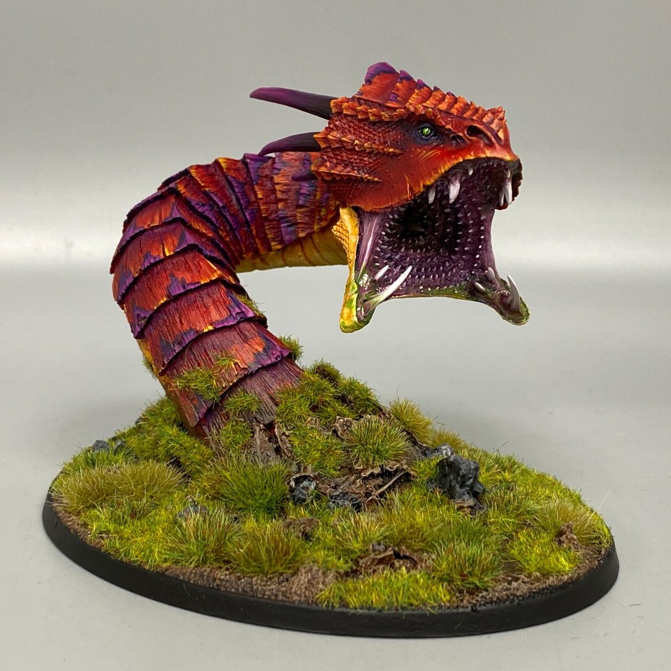 DREAD MAW FORGE WORLD SERPENT WORM CHAOS WARHAMMER AGE OF SIGMAR DRAGON ...