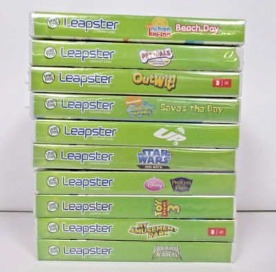 Lot of 10 LeapFrog Leapster/Leapster 2 Educational Learning Games | eBay
