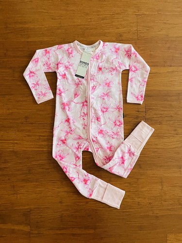 Bonds Magnolia Bright Floral Pink Zip Wondersuit Size 3 BNWT | eBay