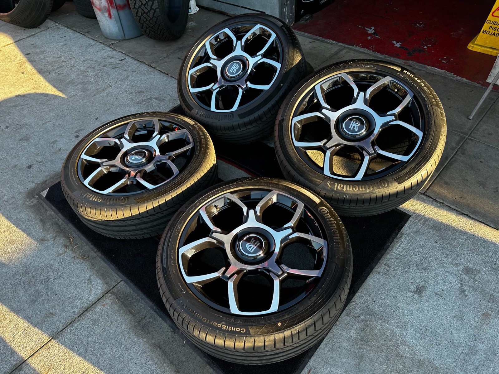 22" 2023 ROLLS ROYCE BLACK BADGE CULLINAN WHEELS RIMS/TIRES STOCK OEM ...