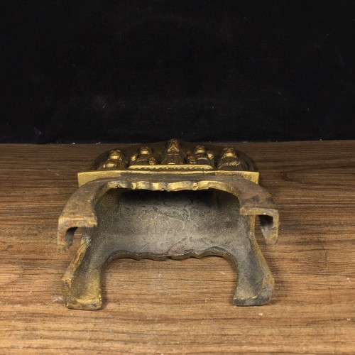 Ex-Kuratomo Copper Painted Metal Five Renbutsu Esoteric Esoteric ...