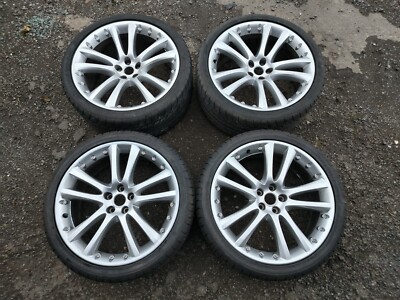 GENUINE JAGUAR XF SENTA SILVER 20" INCH ALLOY WHEELS SET X4 8.5J ET49 ...