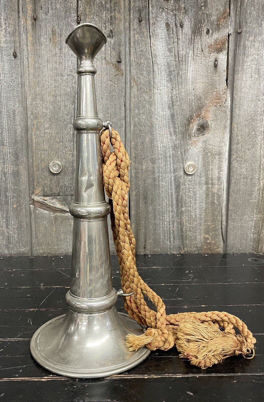 Antique Early Ornate Fire Fighter Parade Ceremonial Trumpet Horn ...