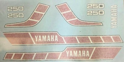 YAMAHA RD250 RD250E RD250F DECAL SET 2 | eBay UK