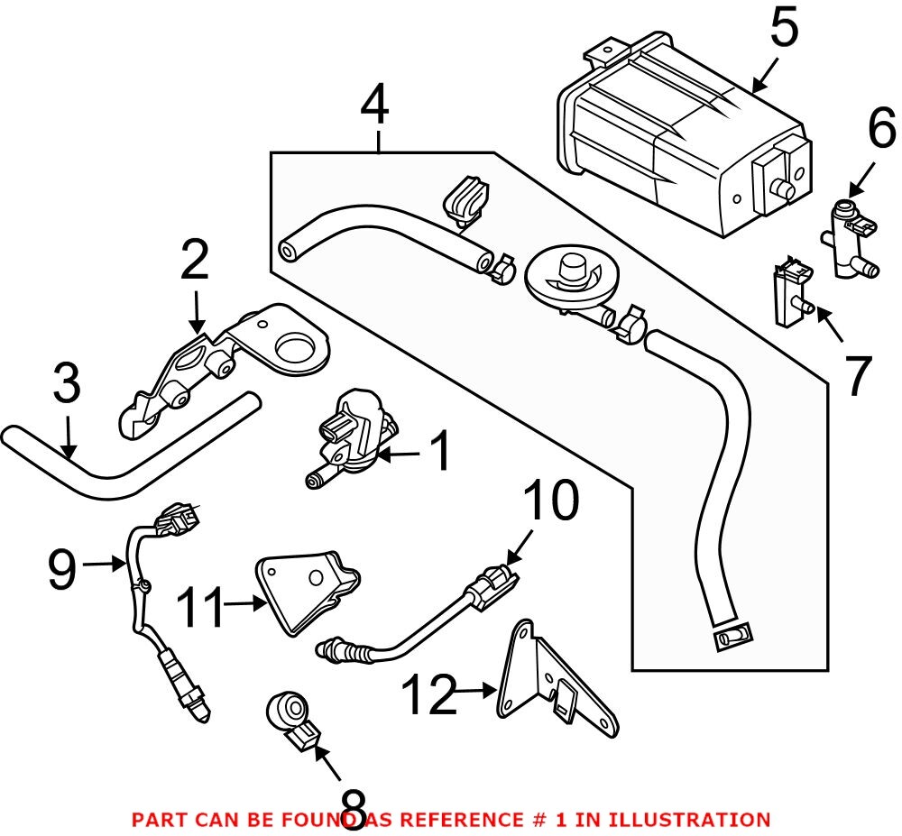 Genuine OEM Vapor Canister Purge Solenoid for Nissan 149307S000 | eBay