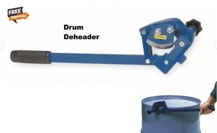 STEEL BARREL DRUM Deheader Lid Opener Container HAND CUTTER Tool ...