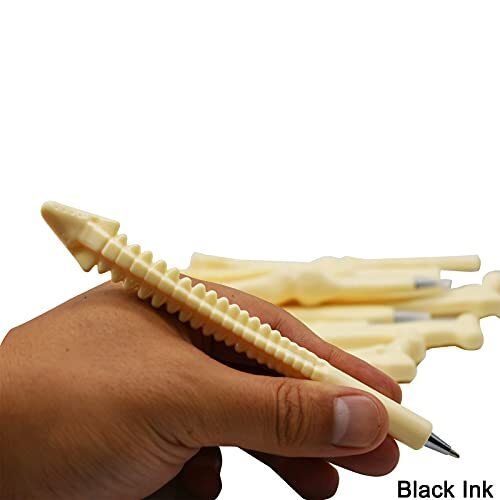 Novelty Bone Shape Ballpoint Pens Finger Skull Bone Pen For Nurse ...