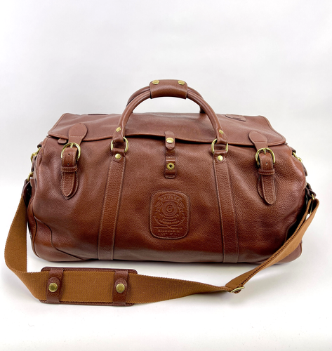 Ghurka No. 156 Duffel Bag – Chestnut Leather – Near Mint w/ Docs – Made in USA | eBay