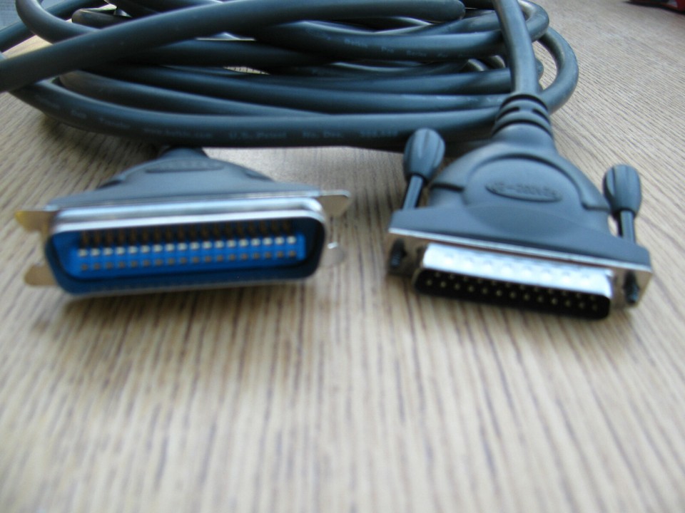 10FT Parallel PRINTER CABLE CORD WIRE for hp laserjet Dell Canon OKI ...