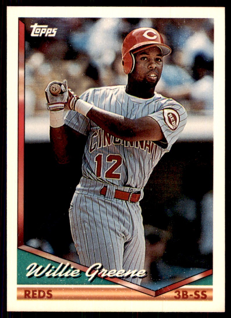 1994 Topps Willie Greene Baseball Cards #428 | eBay