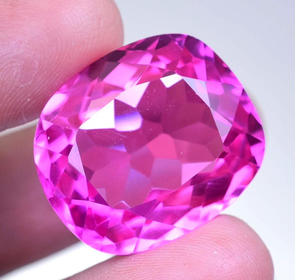 Natural Pink Ruby 70.50 Ct Cushion Certified Flawless Loose Gemstone ...