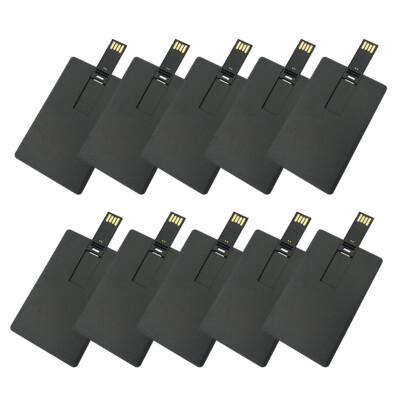 Lot 20PCS 1/2/4/8/16GB Black Credit Card USB Flash Drive Memory Disk ...