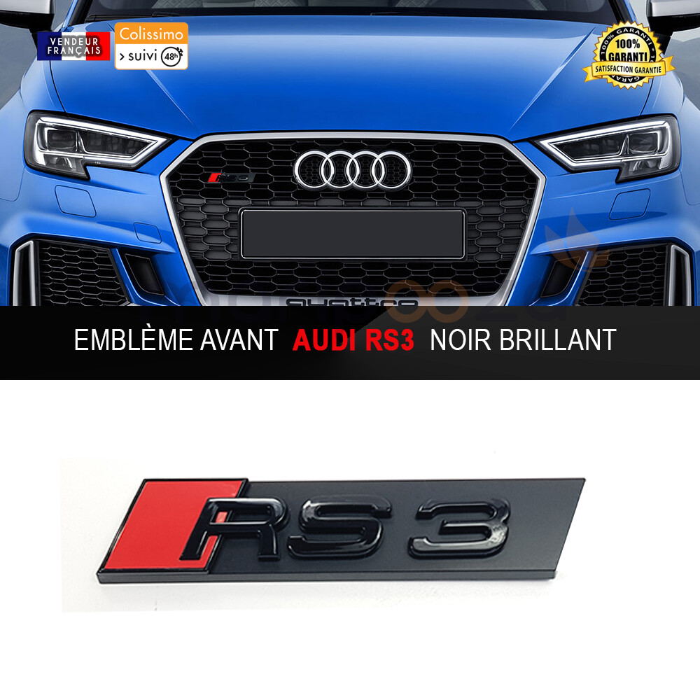 Calandre Rs3 Logo Calandre Look RS3 Full Black Audi A3 8V Pre LCI