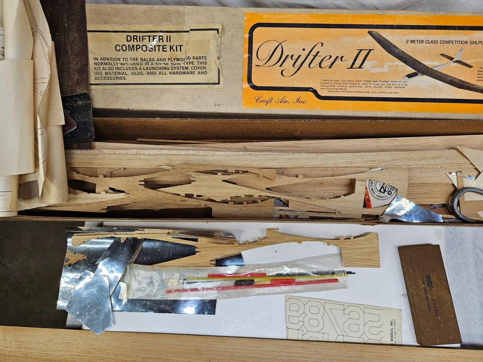 Craft-Air "Drifter II", Remote Control Model Airplane - Sailplane Kit ...