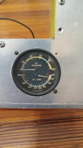 Piper , Cessna Oil Temperature Oil Pressure U S GAUGE # 16264 | eBay