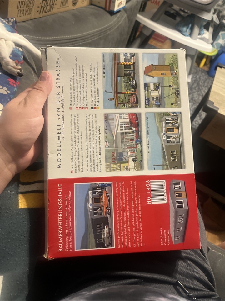 Busch HO Scale Telescoping Aluminum Building 1406 New In Box Plastic ...