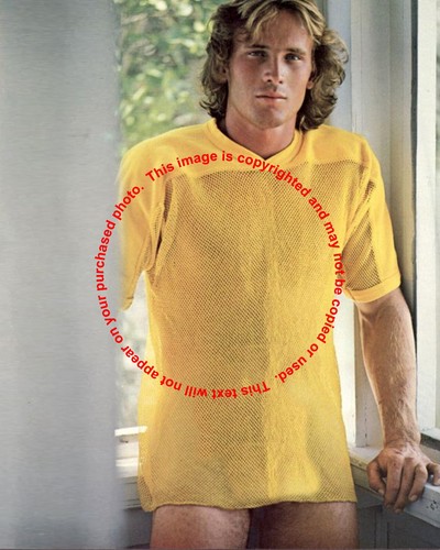 1970s Ed Bernard Wearing a Yellow Mesh Shirt | eBay