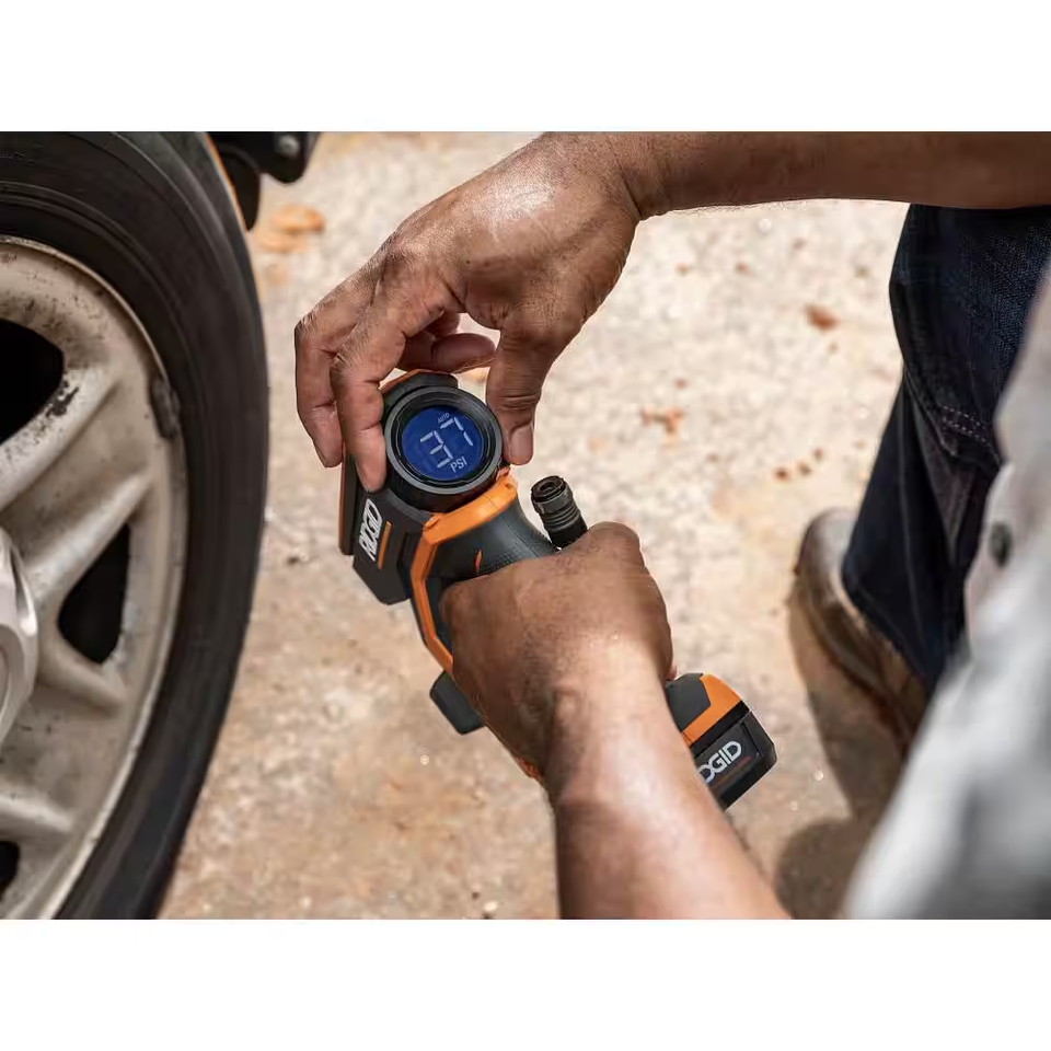 18V Cordless Portable Inflator Kit with 2.0 Ah Battery and Charger | eBay
