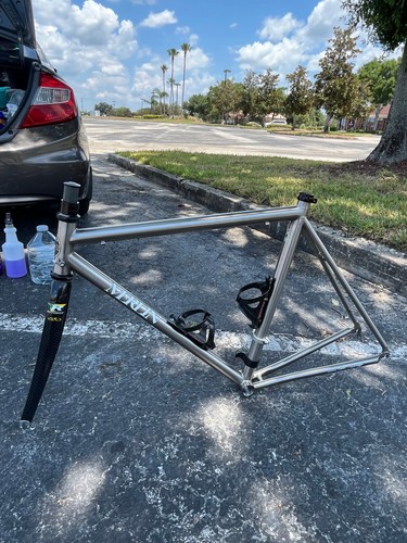 Rare, Vintage, Original Merlin Titanium Custom Extra-Lite Road Frameset ...