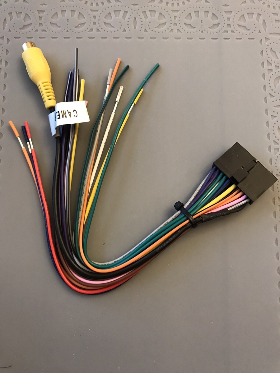 Pyle Car Stereo Wiring Diagram Pyle Power & Speaker Wire Harness Plug