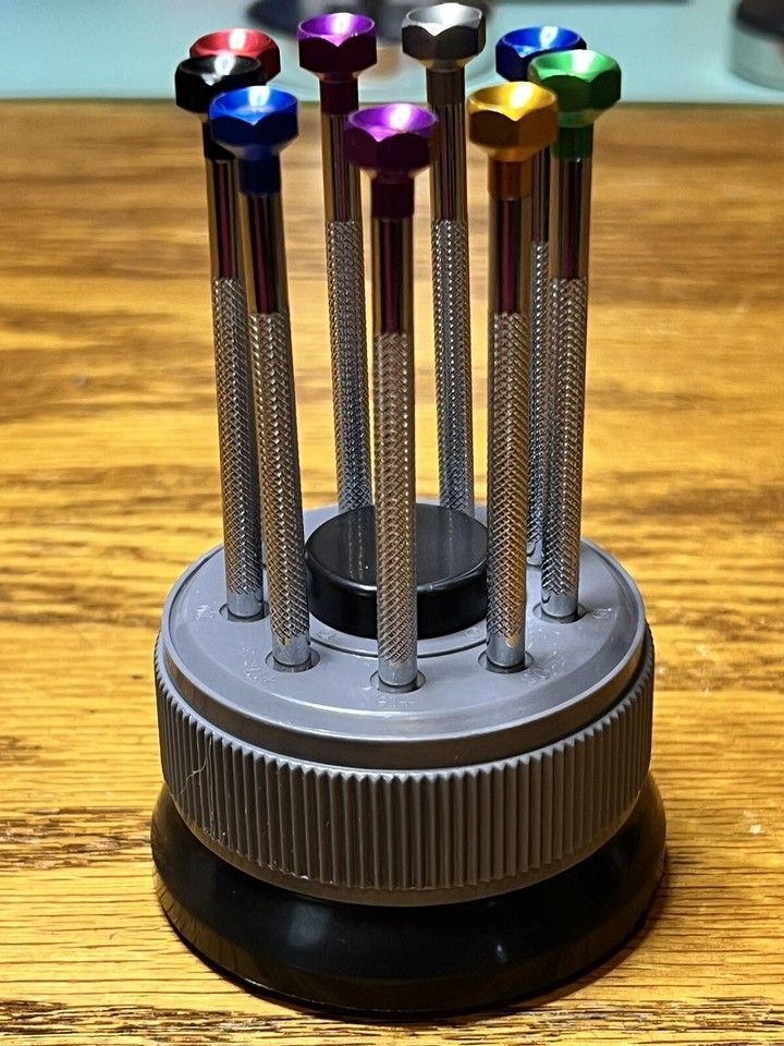 Precision Screwdriver 9pc Set Watch Jewelry Slotted Flat Blade ...