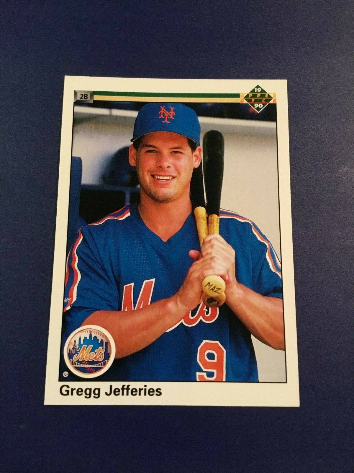 1990 Upper Deck # 166 GREGG JEFFERIES New York Mets Baseball Card Sharp ...
